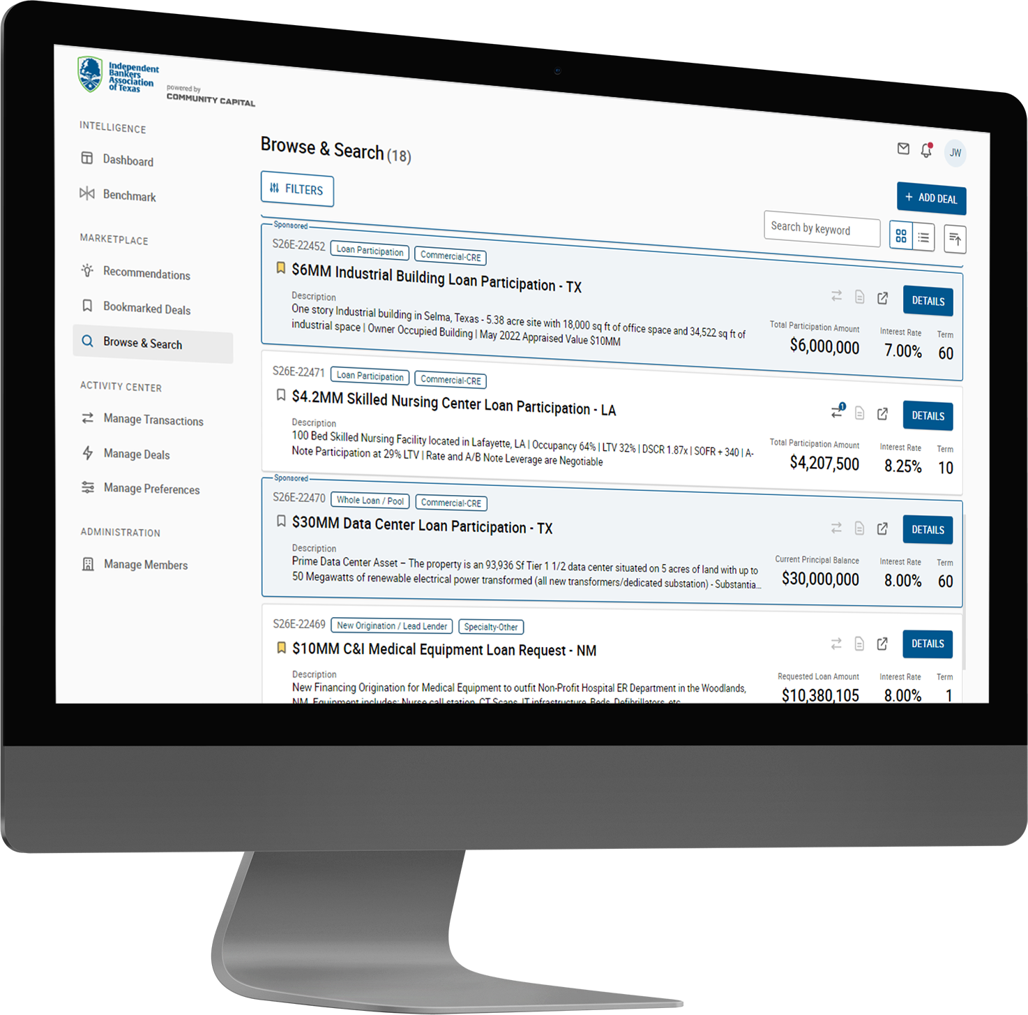 IBAT Loan Marketplace | Solution Overview